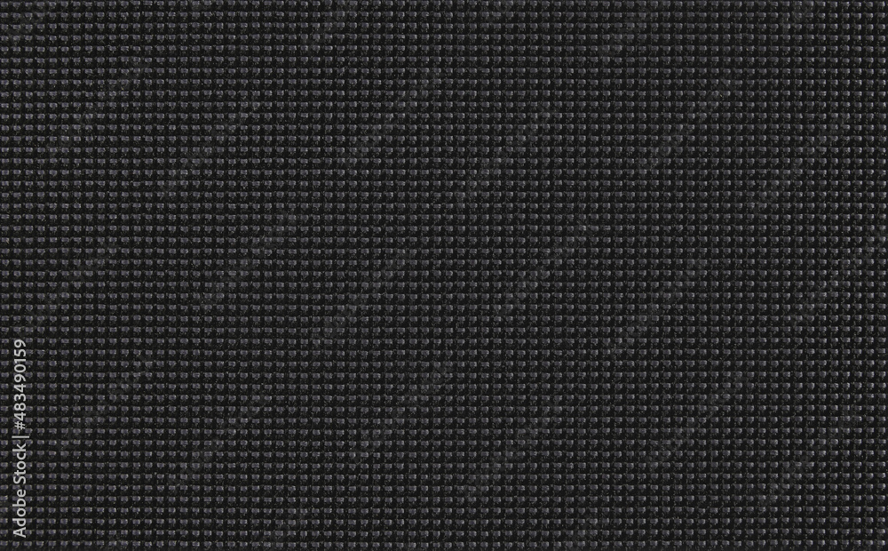 Seamless texture background, black nylon surface, durable weaving ...
