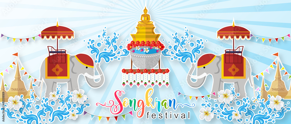 Songkran Festival, Thailand travel concept - The Most Beautiful Places ...