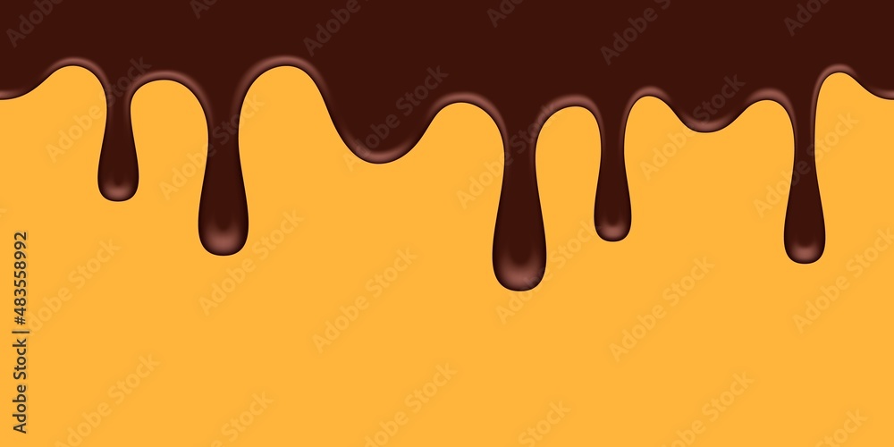 Dripping Chocolate Vector