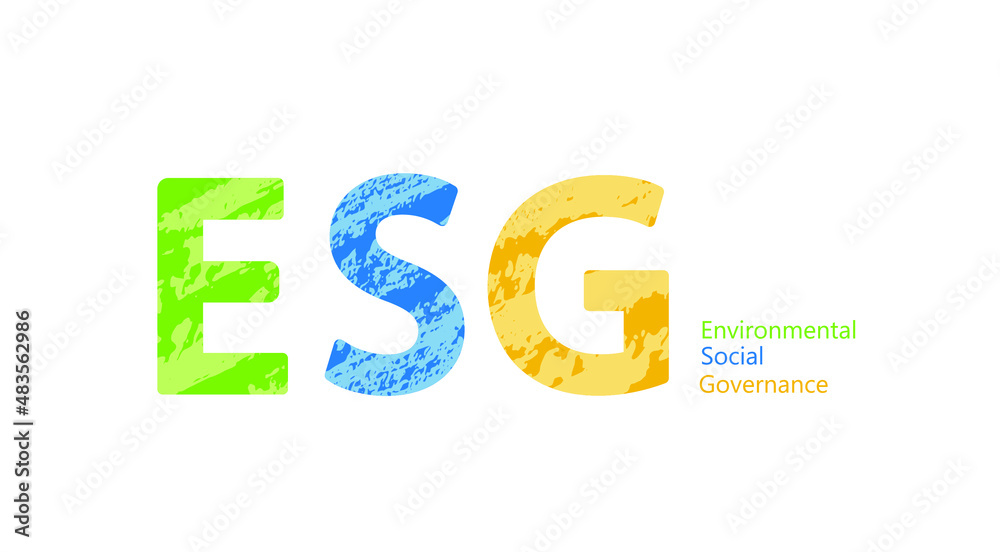 ESG concept of environmental, social and governance; sustainable ...