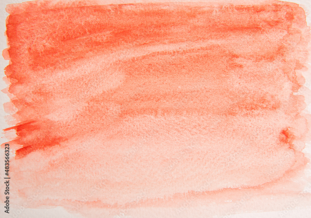 red handmade watercolor background gradient paint Stock Photo | Adobe Stock