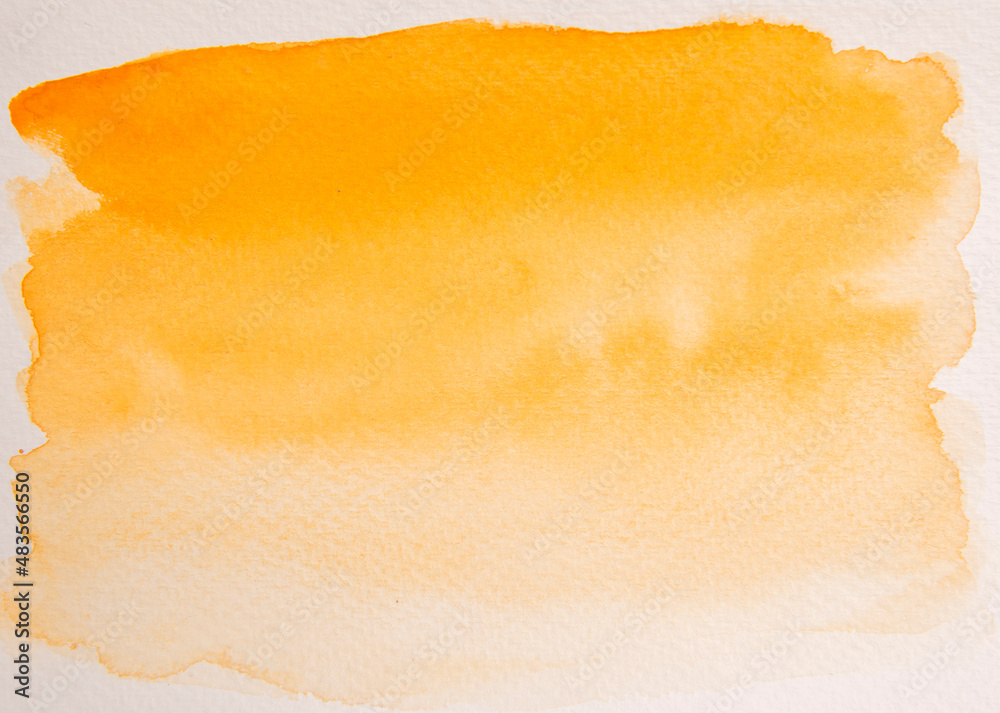 Golden handmade watercolor background gradient paint Stock Photo ...