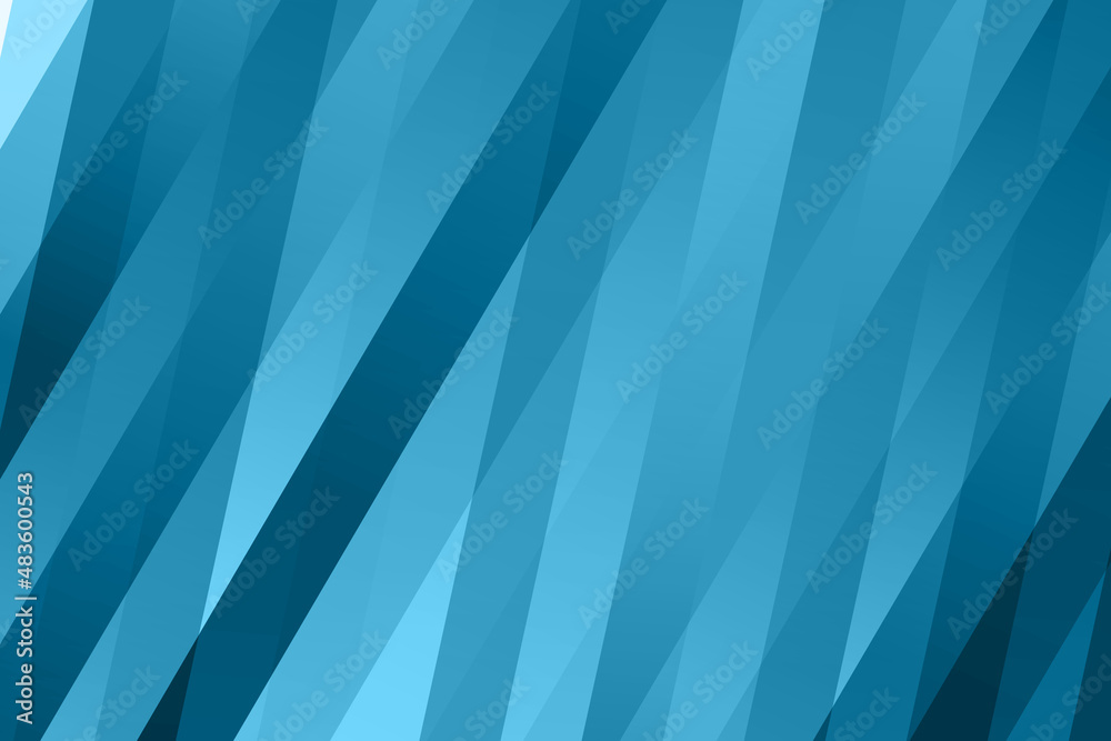 Abstract blue background with paper cut abstract geometric shapes ...