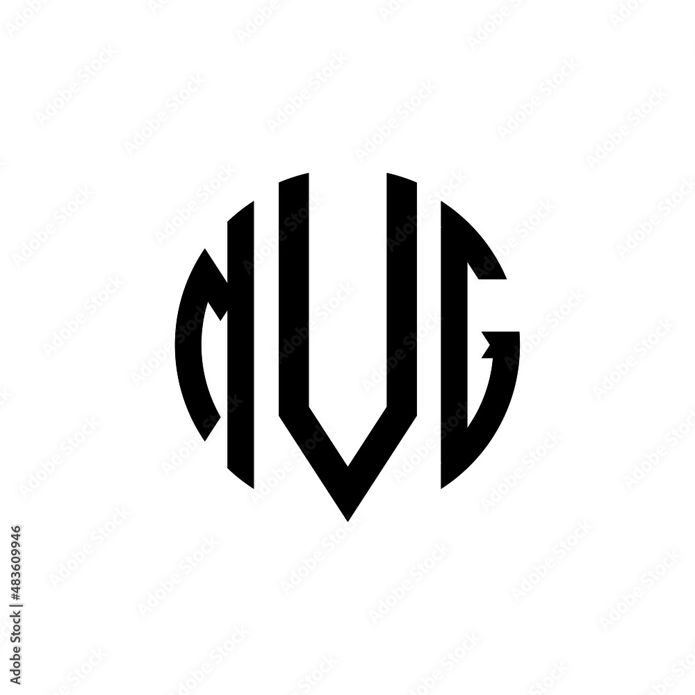 MVG letter logo design. MVG modern letter logo with black background ...