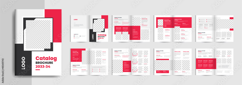 Product catalog design template for your business professional company ...