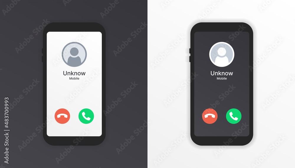 Mobile call screen template. Call screen smartphone interface mockup ... Mobile call screen template. Call screen smartphone interface mockup ...