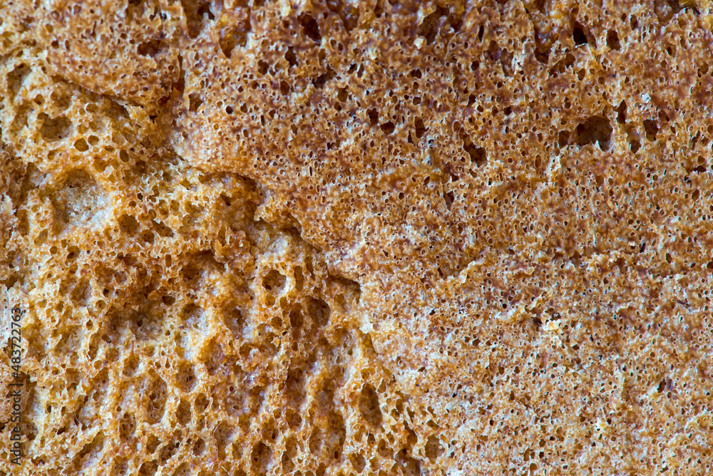 High resolution brown bread texture background. Texture of brown bread ...