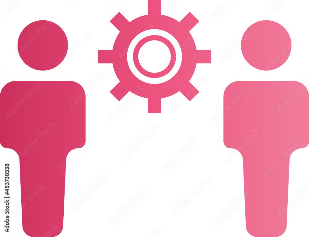 Teamwork icon Stock Vector | Adobe Stock