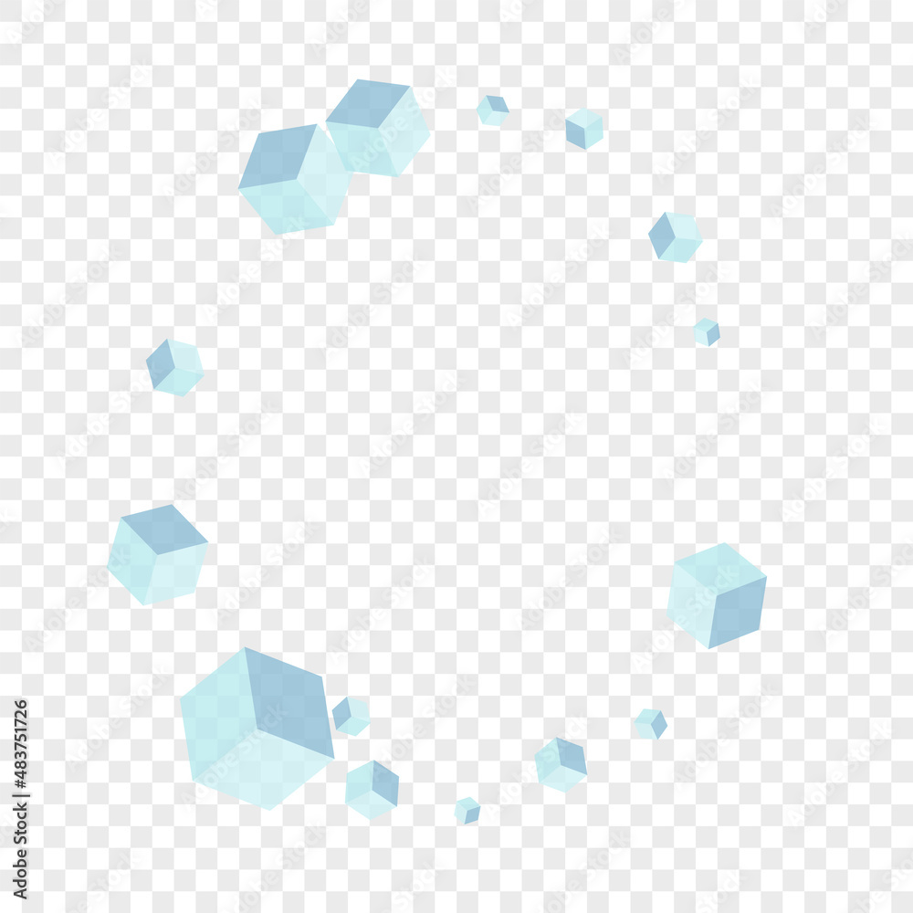 White Polygon Background Transparent Vector. Box Paper Card. Grey Block ...