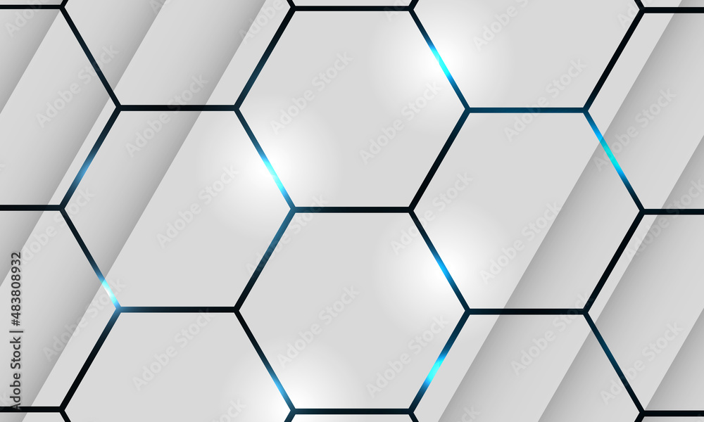 3d Hexagon Vector