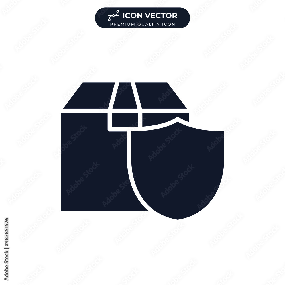 Insurance cargo icon symbol template for graphic and web design ...