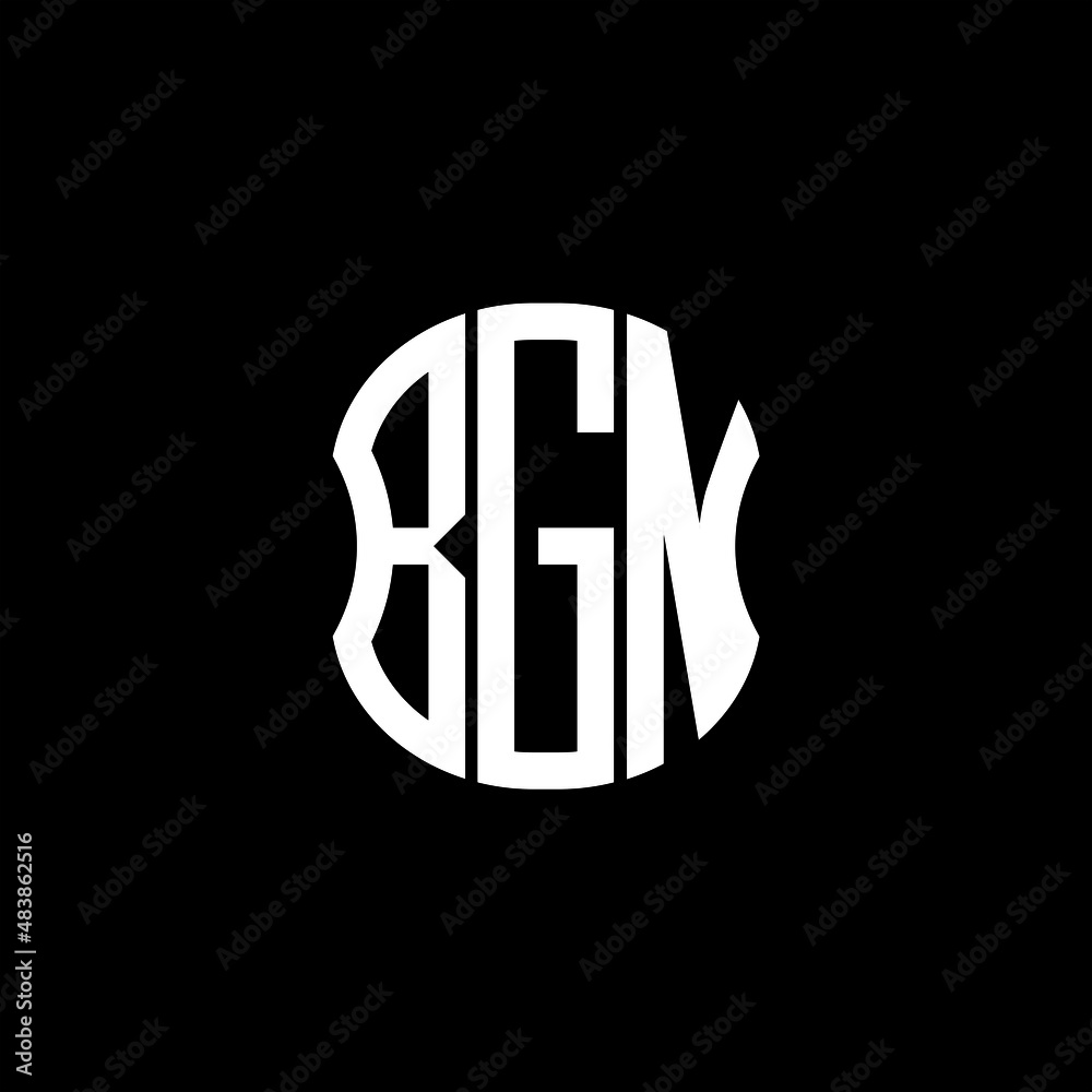BGN letter logo creative design. BGN unique design Stock Vector | Adobe ...