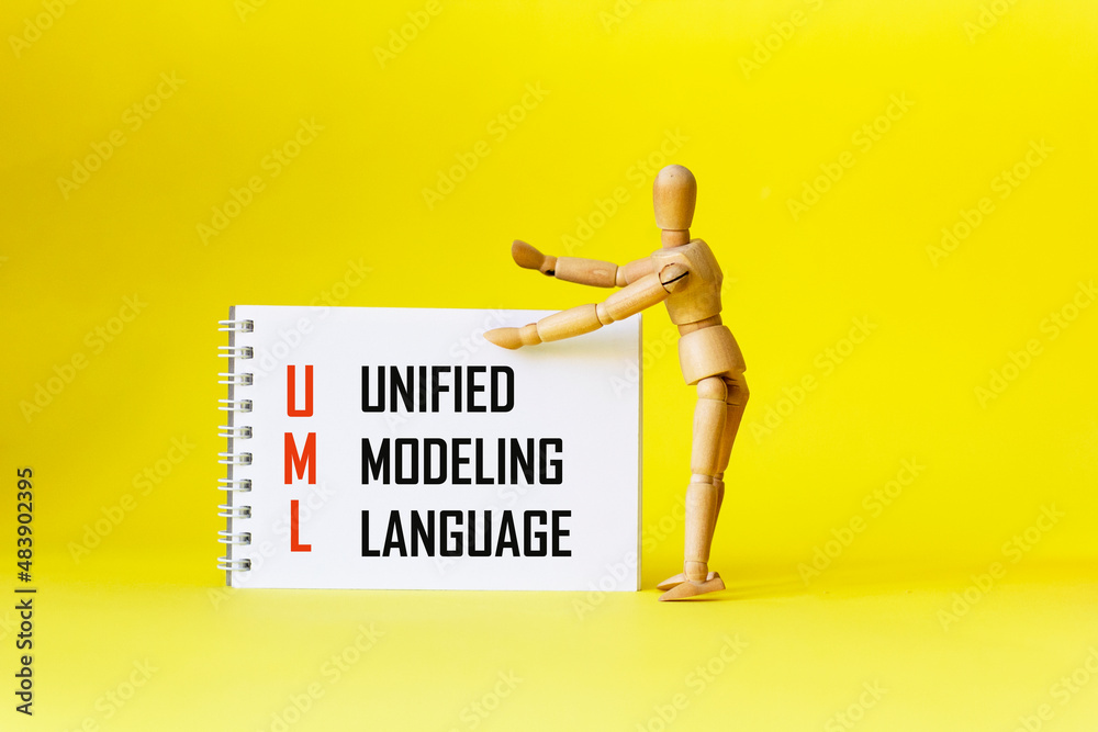 UML - Unified Modeling Language acronym, technology concept background ...