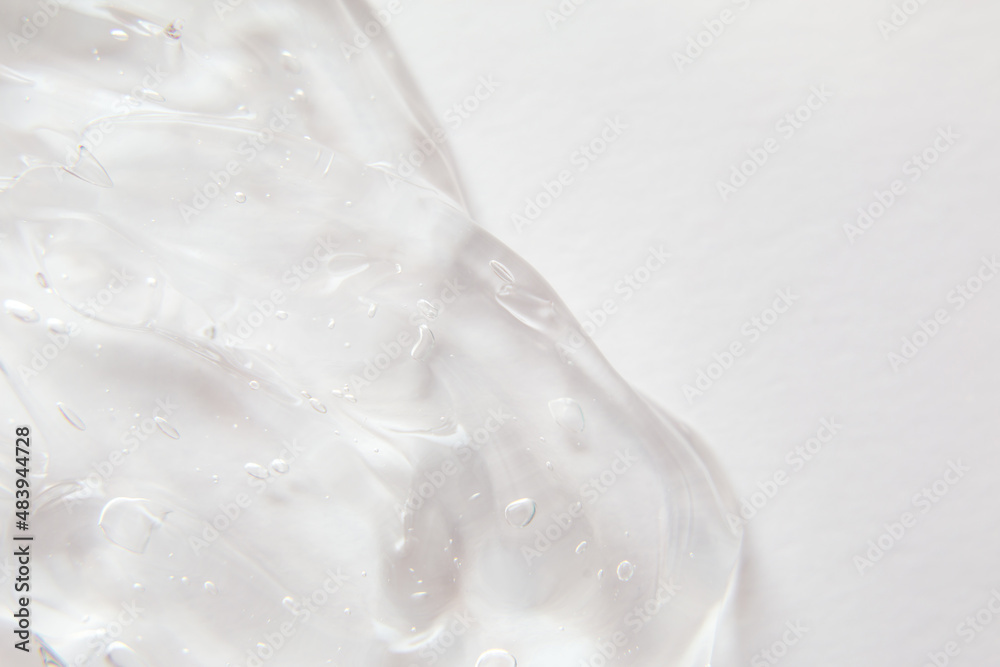Transparent liquid Gel serum texture. Make-up and cosmetics texture ...