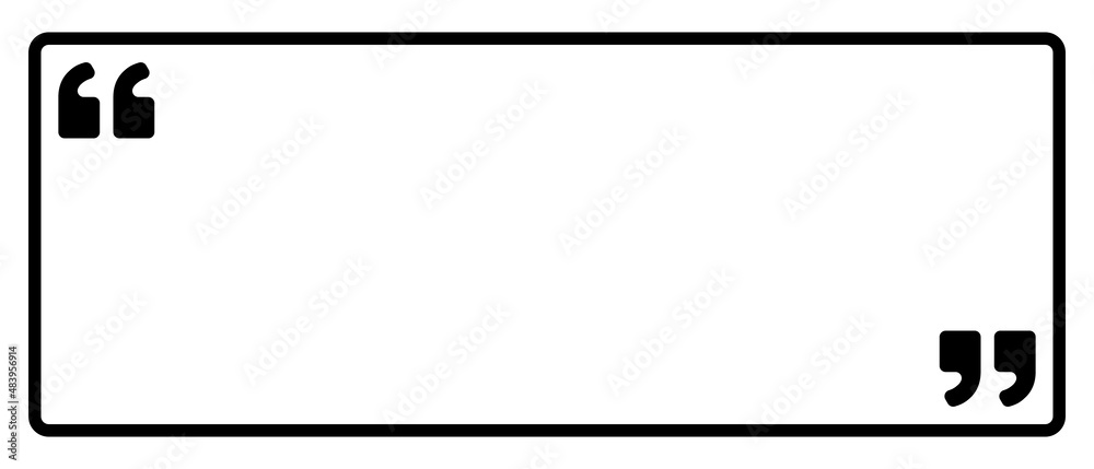 Double quotation marks and frames. Quote template wallpaper. Vectors ...