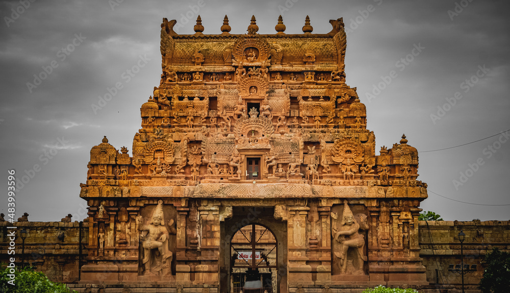 Tanjore Big Temple or Brihadeshwara Temple was built by King Raja Raja ...