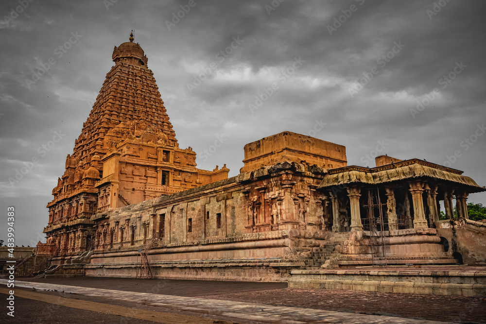 Tanjore Big Temple or Brihadeshwara Temple was built by King Raja Raja ...