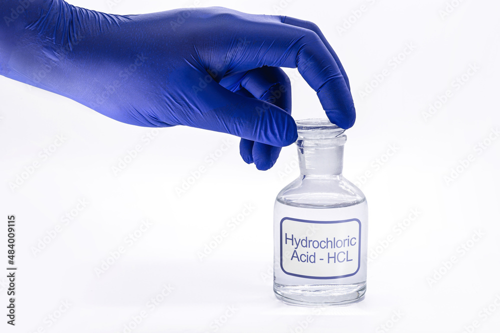 Hydrochloric Acid Bottle