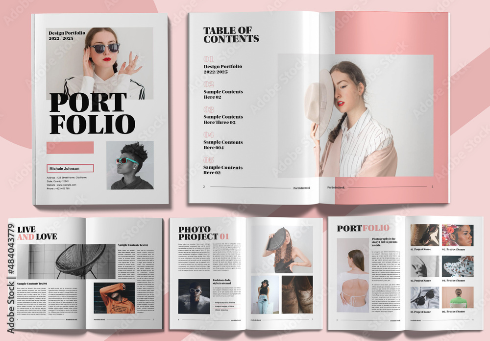 Portfolio Layout 2022 Stock Template | Adobe Stock