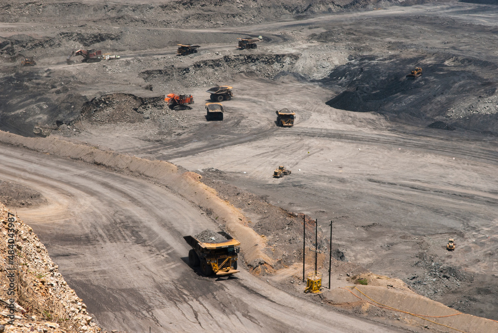 Foto de El Cerrejón Coal Mine in Guajira, Colombia. do Stock | Adobe Stock