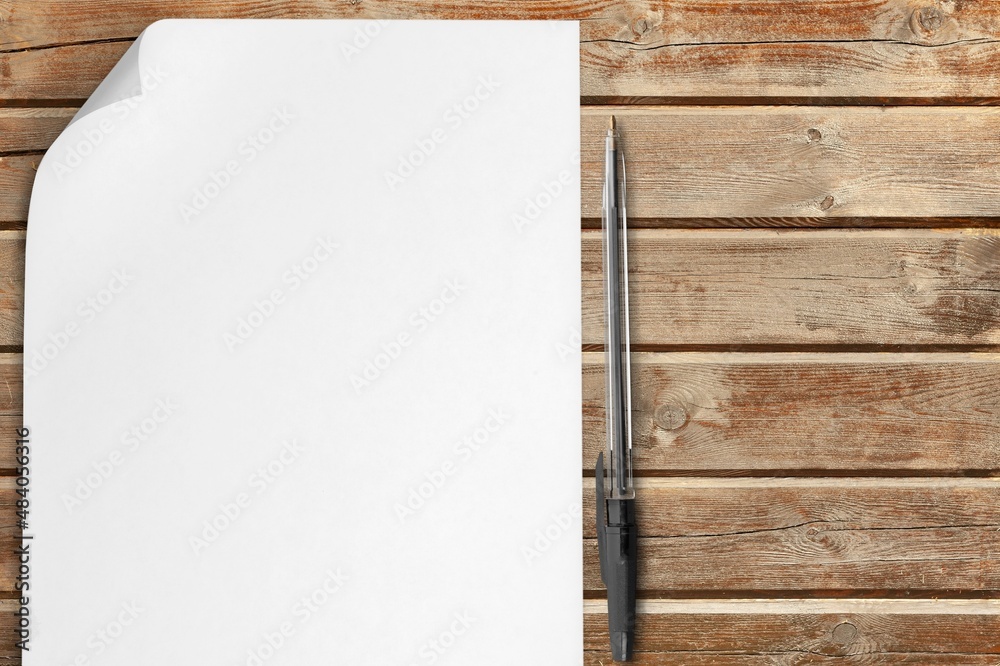 planner of goals and plans for 2022 concept, a sheet of paper, planning ...