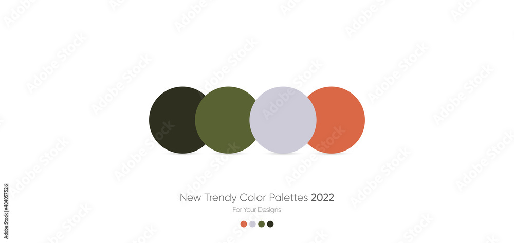 Trendy Pantone color palette 2022 for fashion, home, interiors design ...
