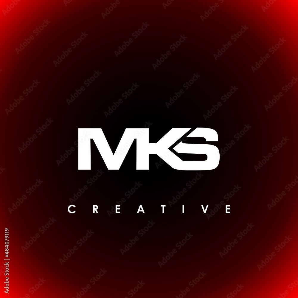 MKS Letter Initial Logo Design Template Vector Illustration Stock ...