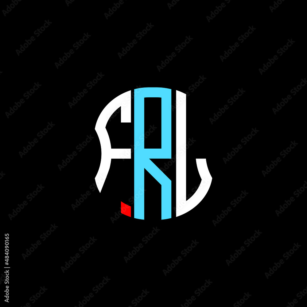 FRL letter logo creative design. FRL unique design Stock Vector | Adobe ...