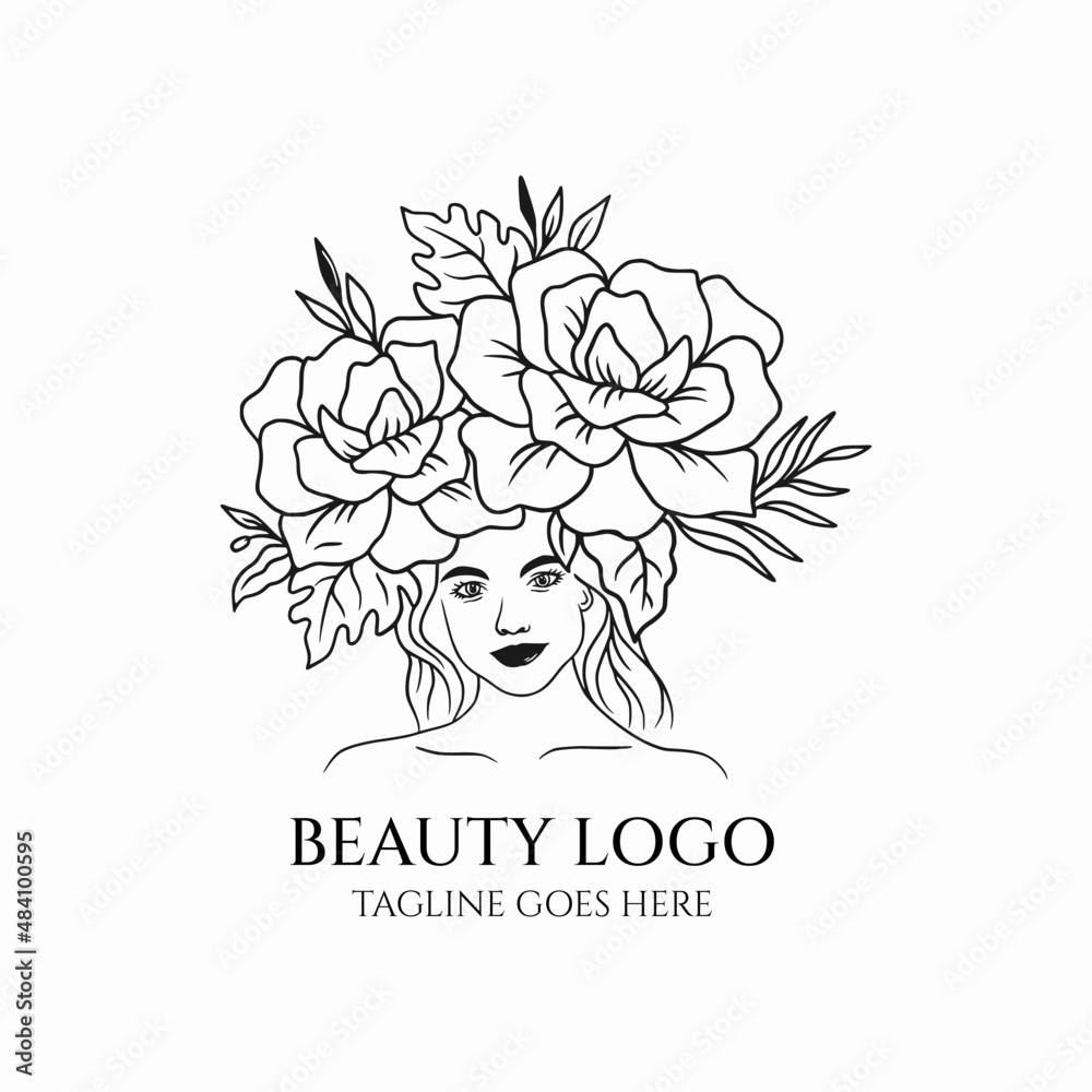 beauty logo svg Stock Vector | Adobe Stock