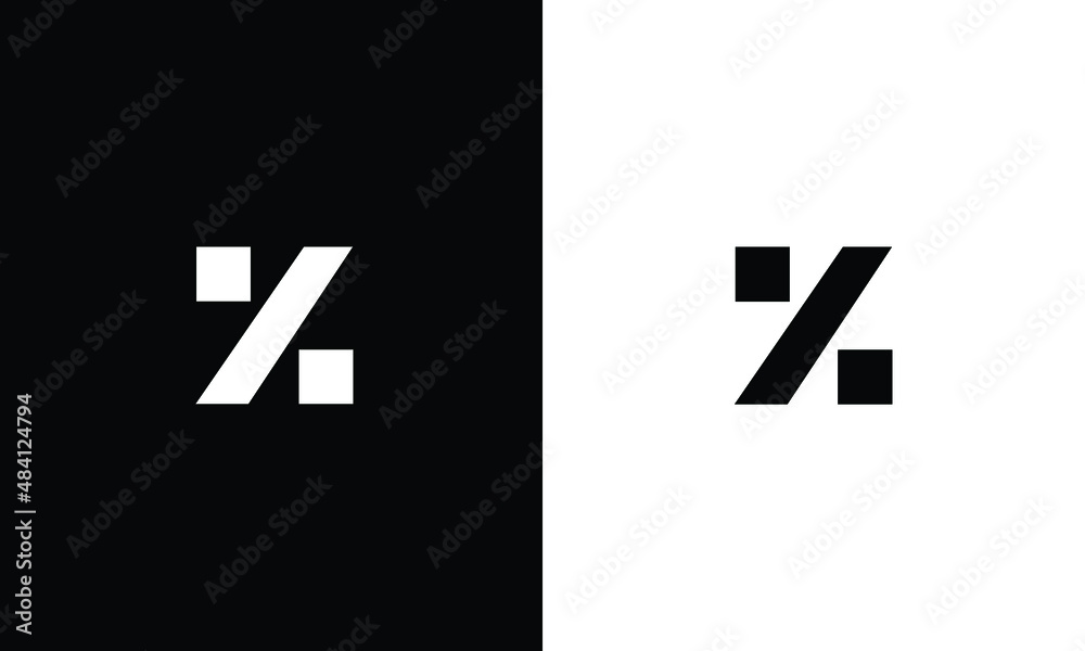 Minimal vector graphic alphabet symbol. Letter Z logo. Stock Vector ...