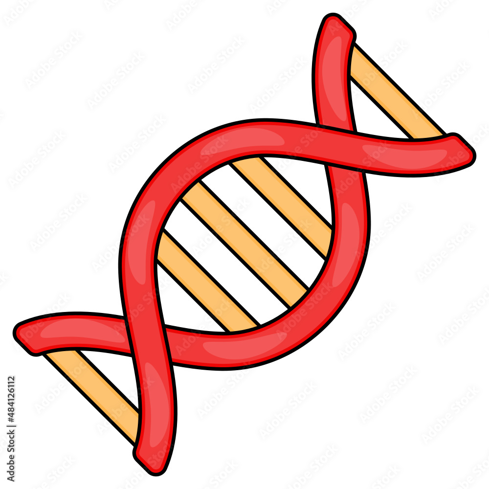 Gene Vector color Icon Design, Organ System Symbol, Human Anatomy Sign ...