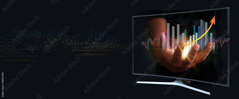 Curved TV 4K flat screen lcd or oled, plasma realistic, White blank HD ...