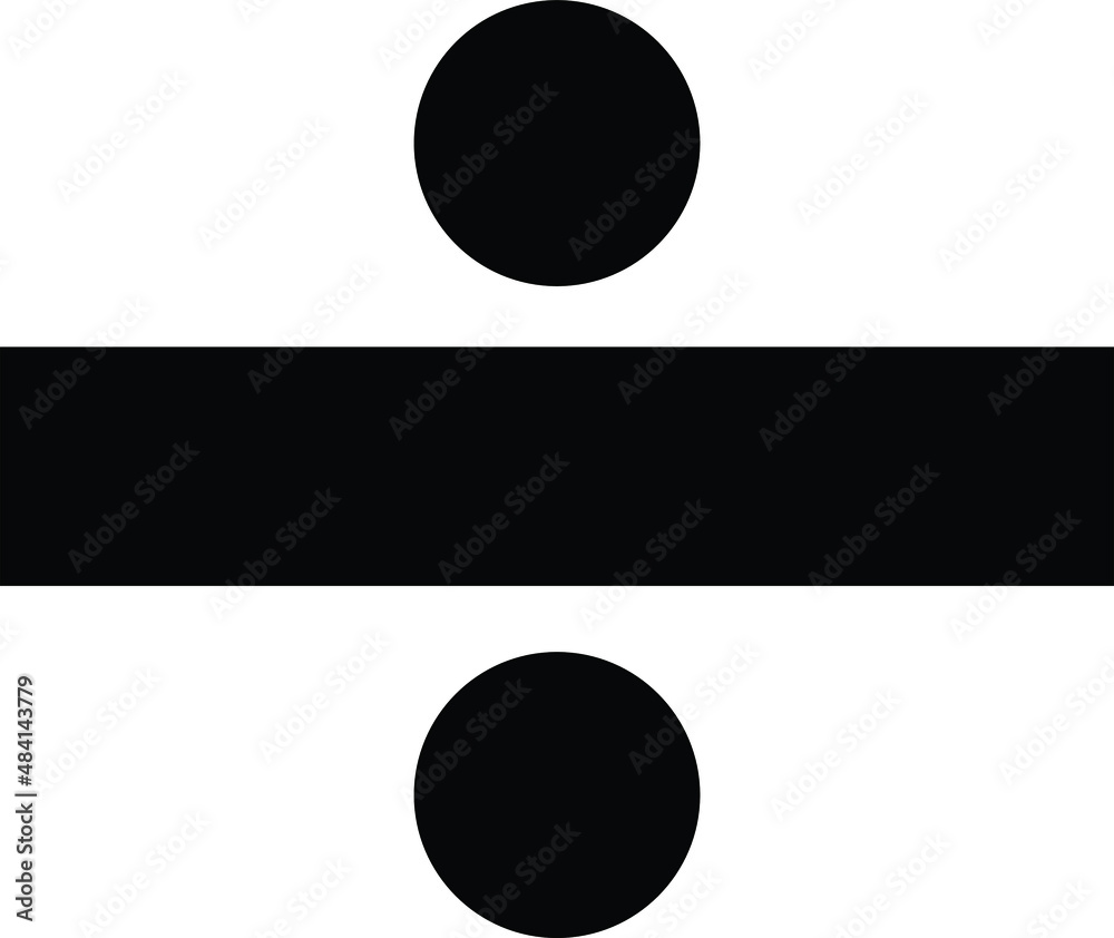 vector mathematical symbols, equals, subtraction, addition, division ...