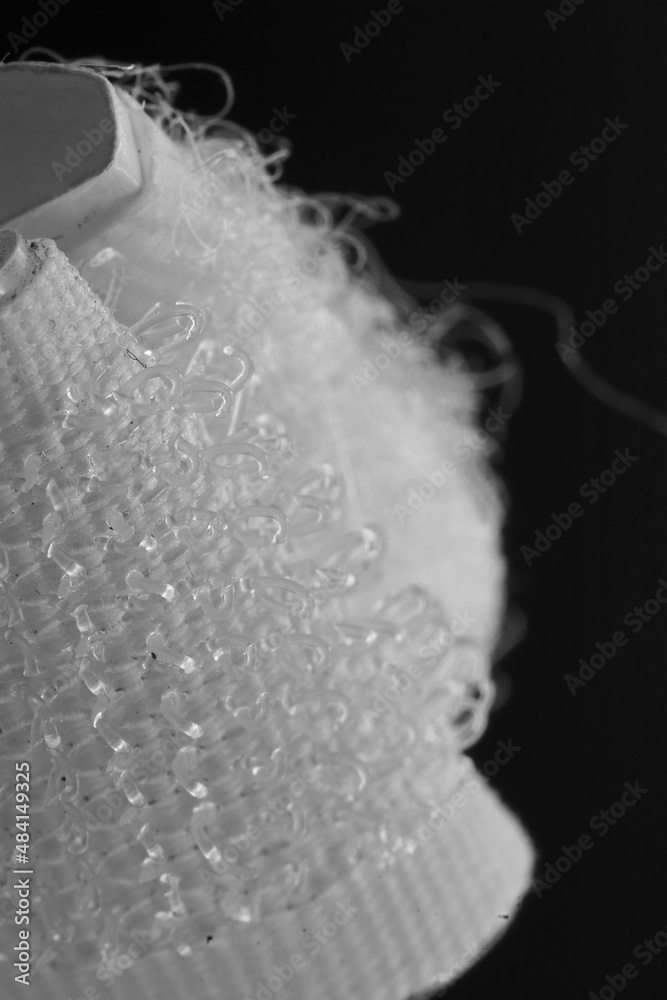black and white photo of velcro texture Stock Photo | Adobe Stock