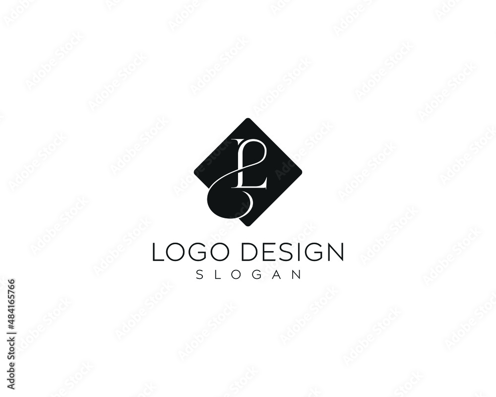Abstract letter LP logo, LP logo design Stock Vector | Adobe Stock