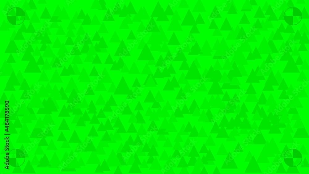 Vector green chroma key screen with vfx motion tracking markers ...