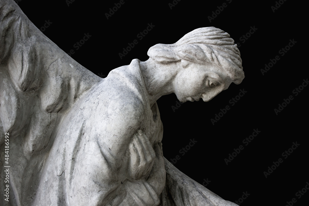 Angel of Death. Suffering, fear and tears Stock Photo | Adobe Stock