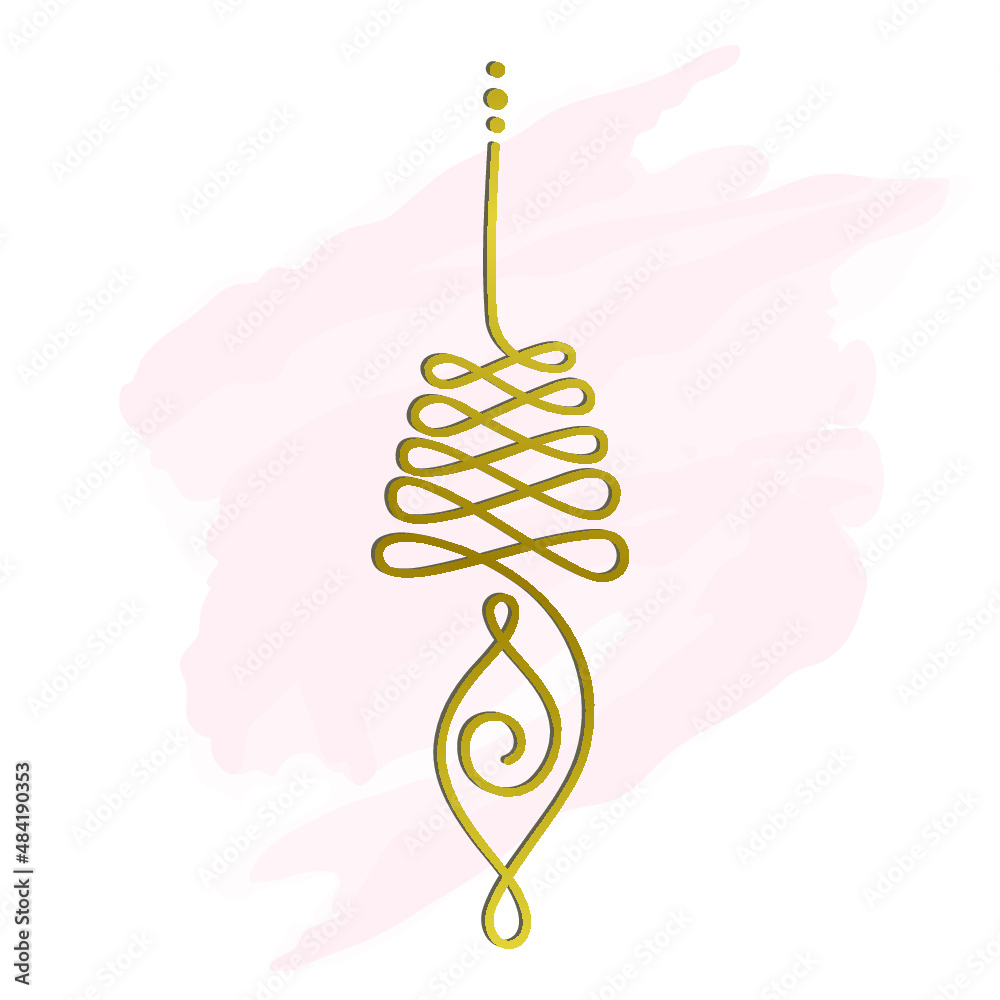 Buddhist symbol for life path Stock Vector | Adobe Stock