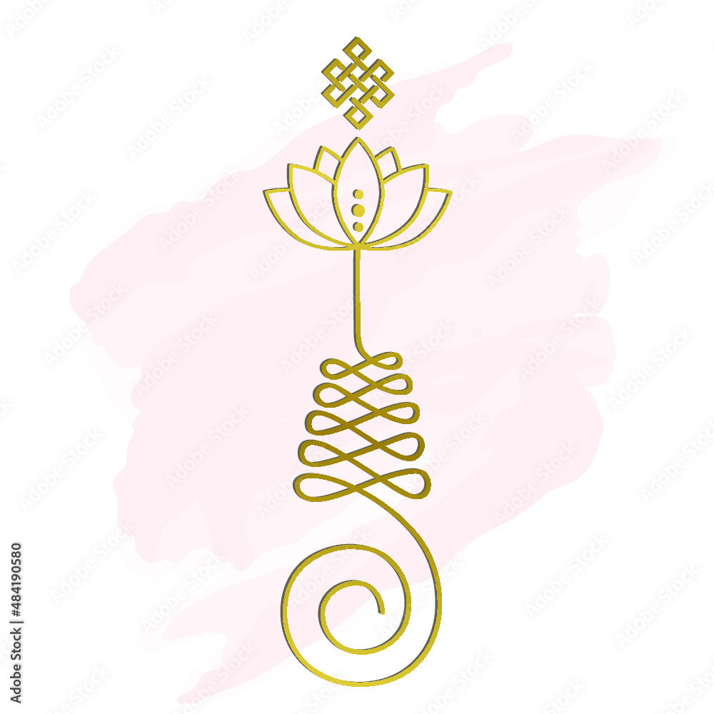Buddhist symbol for life path Stock Vector | Adobe Stock