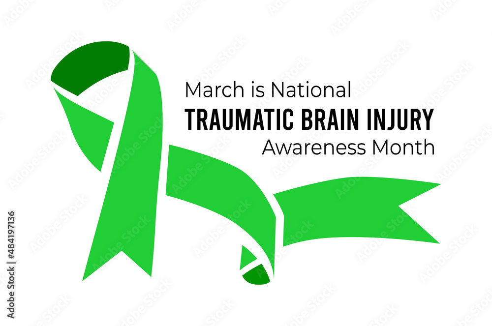 National Traumatic Brain Injury Awareness Month. Vector illustration on ...