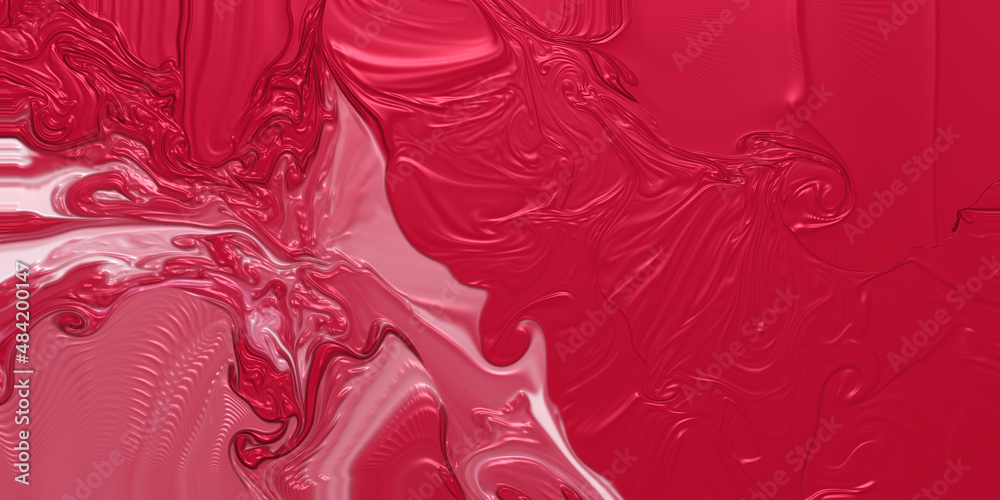 Modern abstract red-pink background with a texture of flowing and ...