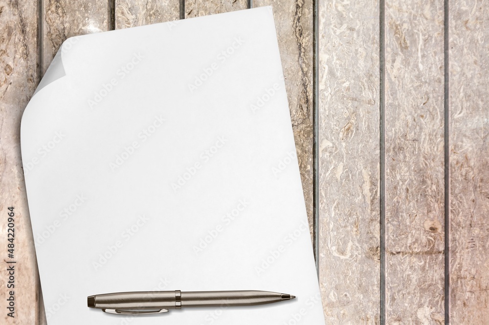 planner of goals and plans for 2022 concept, a sheet of paper, planning ...