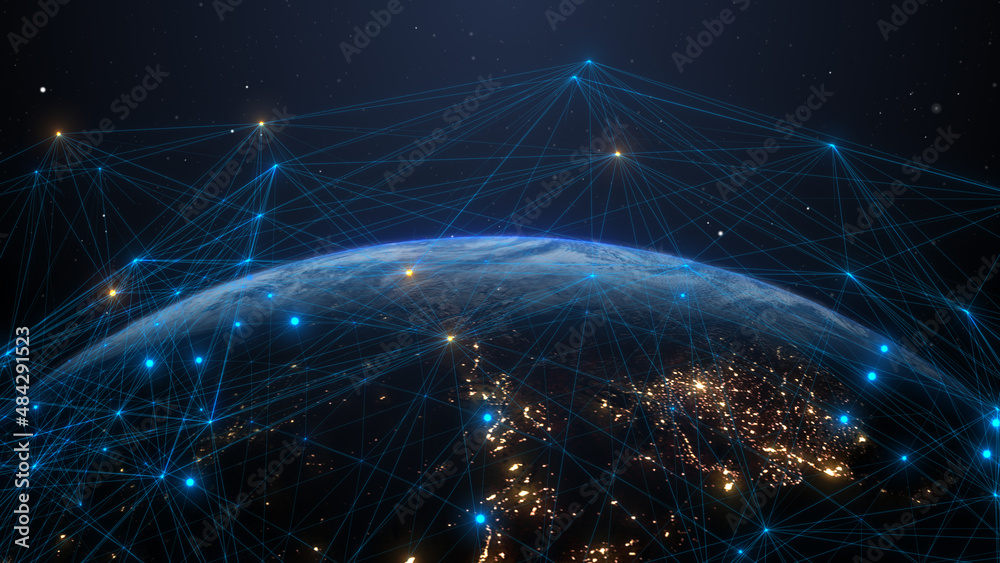 Global Cloud Computing Iot Mobile Data Network Connectivity Information Technology Connectivity