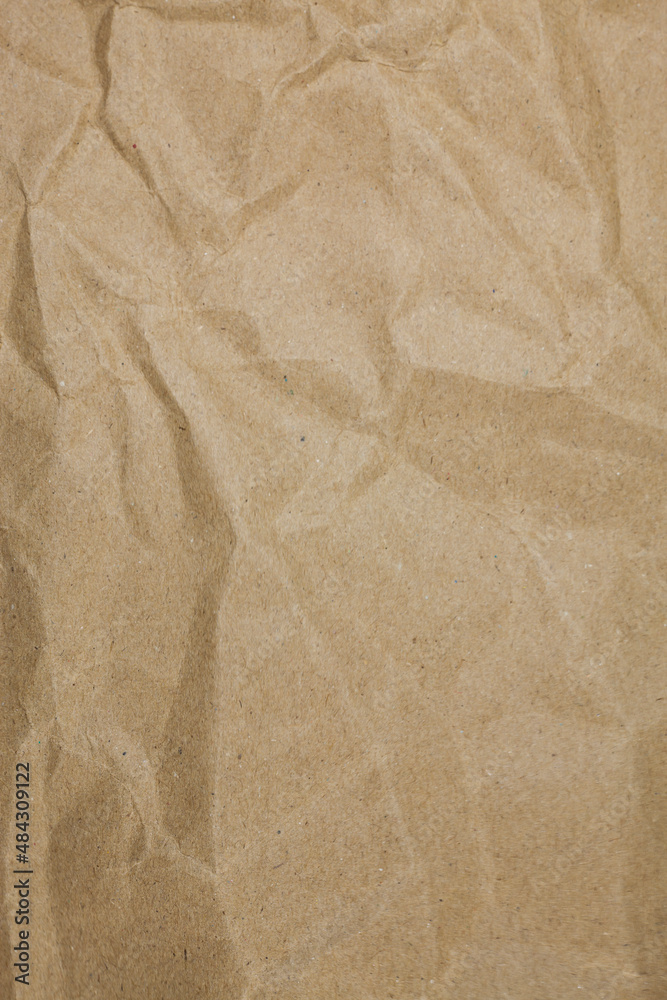 Old torn crumpled paper bag texture background. Stock Photo | Adobe Stock