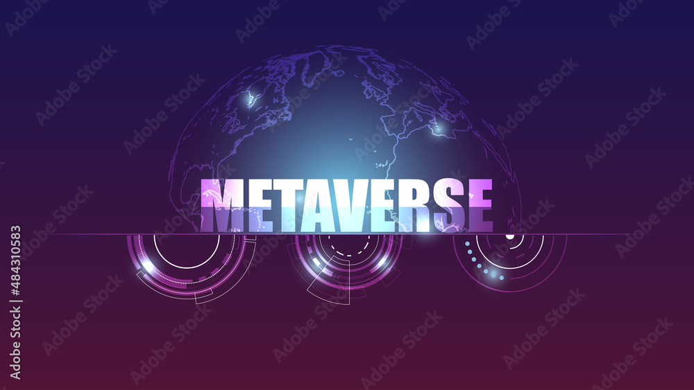 Metaverse digital world smart futuristic interface technology ...