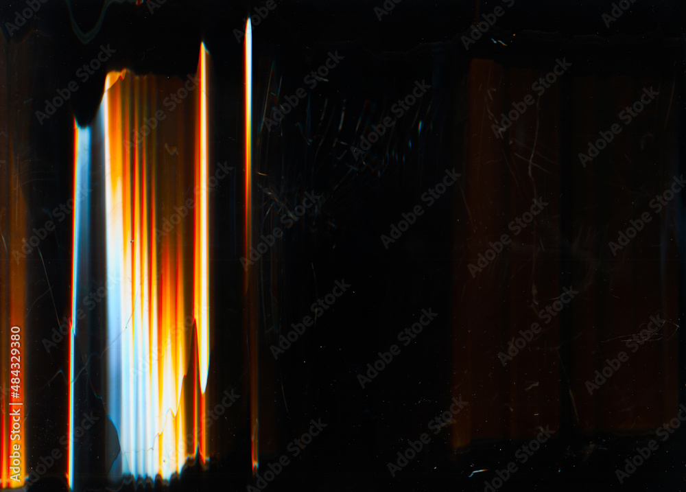 Glitch overlay. Digital artifacts. Old film defect. Distorted screen ...