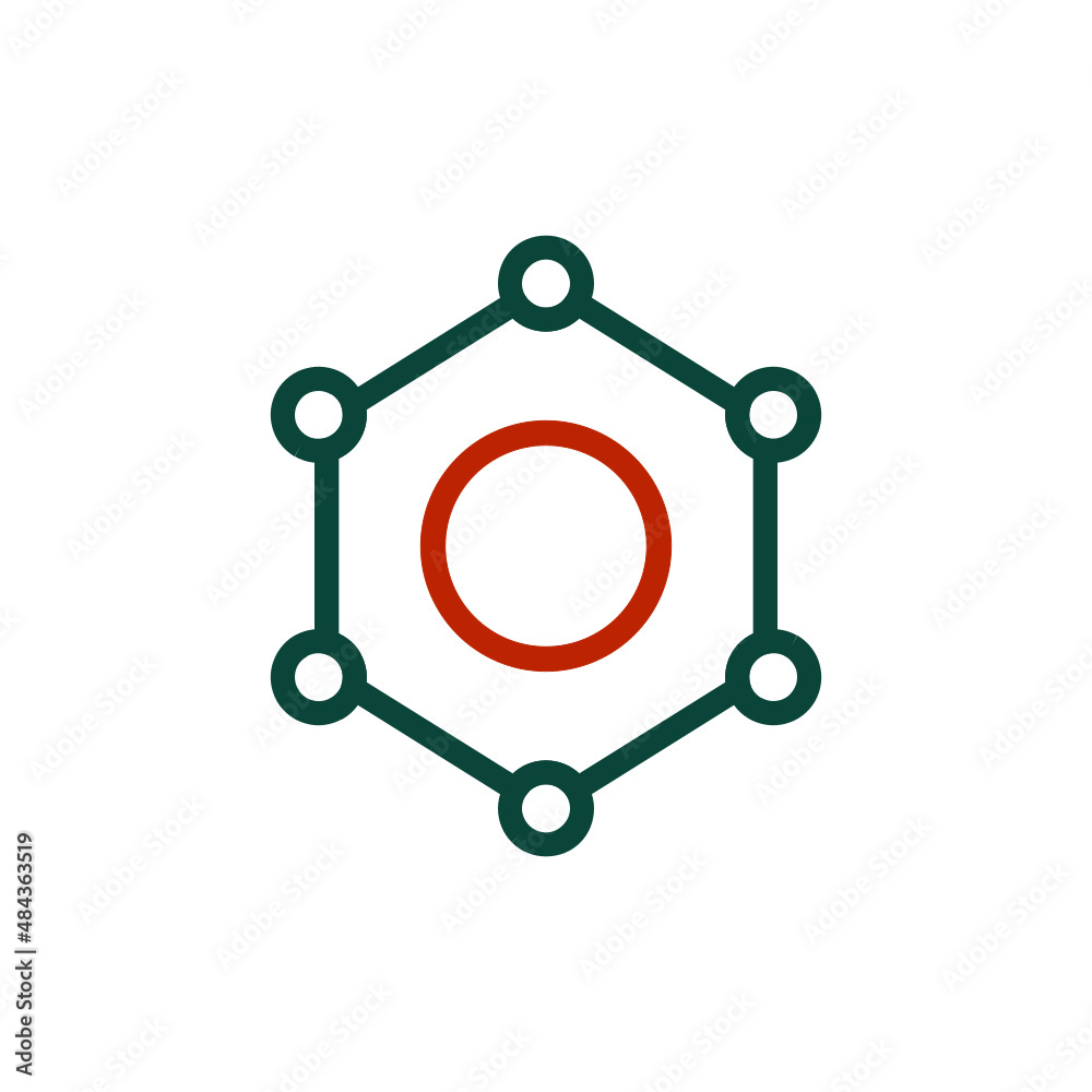 Benzene Icons Stock Vector | Adobe Stock
