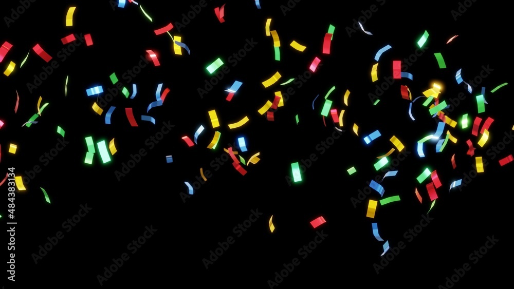 isolated confetti background Stock Photo | Adobe Stock