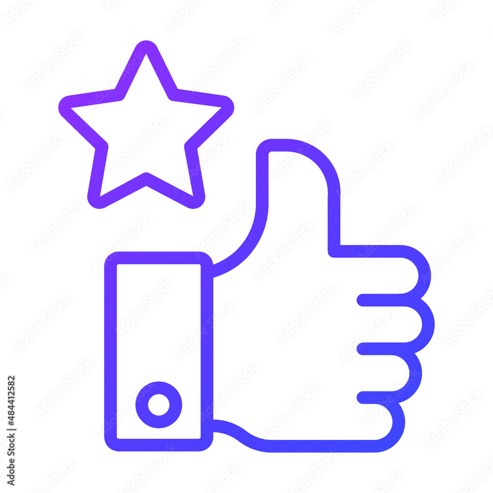 appreciation Icon. User interface Vector Illustration, As a Simple ...