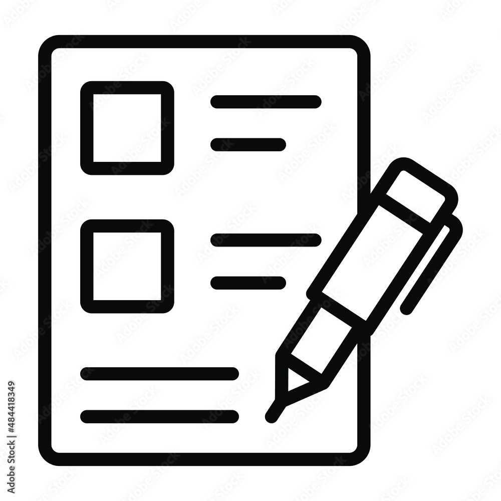 contract Icon. User interface Vector Illustration, As a Simple Vector ...